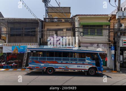 A picture of a colorful bus in Phuket town Stock Photo - Alamy