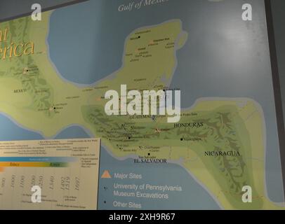 Maps of Mesoamerica setting the precolumbian Cities. Pennsylvania ...