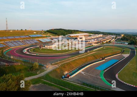 Mogyoród, Hungary - Aerial view of the famous Hungarian Formula 1 race ...