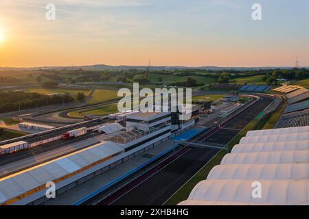 Mogyoród, Hungary - Aerial view of the famous Hungarian Formula 1 race ...