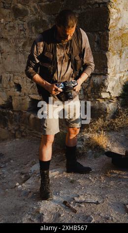 Historical reconstruction of an archaeological expedition of the mid ...