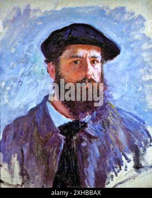 Claude Monet self-portrait with a beret 1886 oil on canvas intimate ...