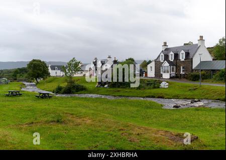 Scottish Highlands, Scotland, 2024 Duirinish village photographed from ...