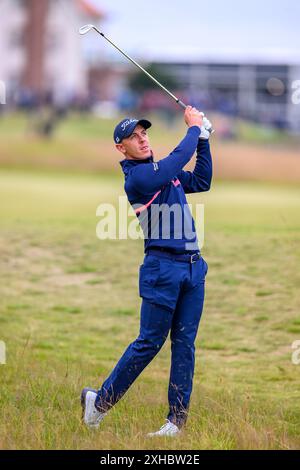 Grant Forrest on the 1st hole during day three of the Genesis Scottish ...