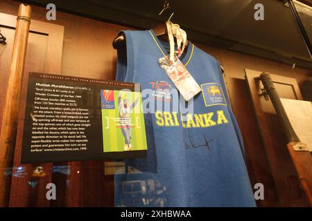 MCC Museum exhibit at Lord's cricket ground in London UK Stock Photo ...