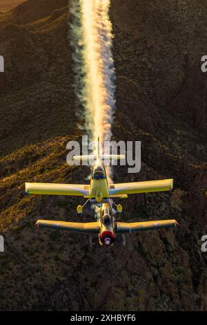 N469WT NANCHANG CHINA CJ-6A and N283CB Van's RV-8 air to air over the ...