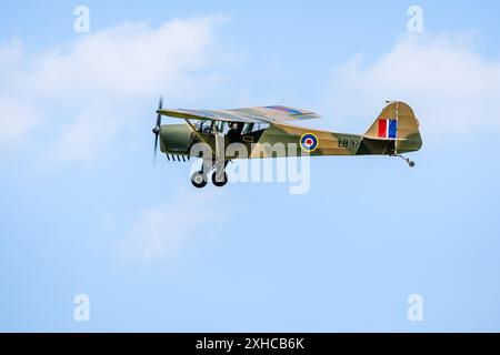1943 Taylorcraft Auster Plus D, airborne at the Shuttleworth Military ...