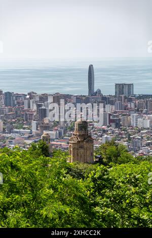 View of Batumi city from Argo Cable Car Top Station, Georgia Stock ...