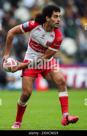 Tyrone May of Hull KR in the pre-game warm up during the 2025 Betfred ...