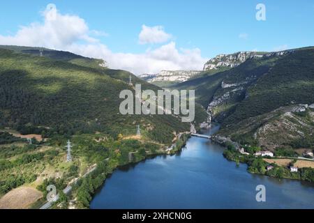 River Ebro at Sobron, Burgos, Spain Stock Photo - Alamy