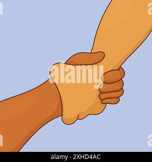 Helping hand concept. Gesture, sign of help and hope. Two hands taking ...