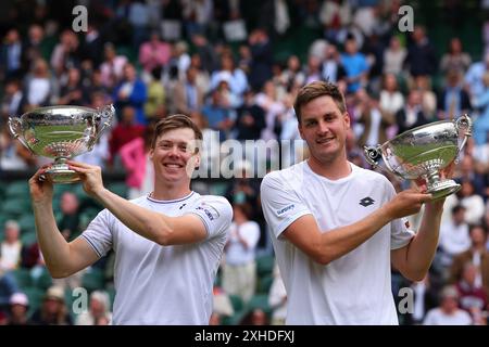 Harri HELIOVAARA (FIN) and Henry PATTEN (GBR) during Nitto ATP Finals ...