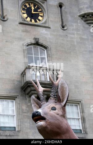 Balmoral castle façade during the summer, Scotland Stock Photo - Alamy