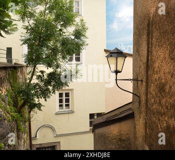 Innere Steintor in Steingasse street, the oldest door in the city ...