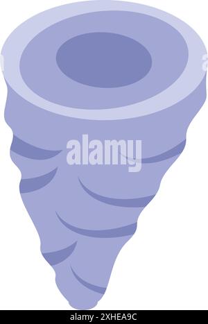 Powerful gray tornado rotating, dangerous weather phenomenon causing ...