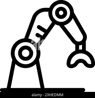 robotic arm sign icon doodle illustration Stock Vector Image & Art - Alamy
