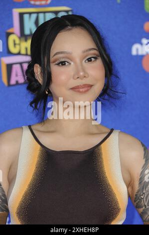 Bella Poarch at arrivals for Nickelodeon Kids Choice Awards 2024 ...