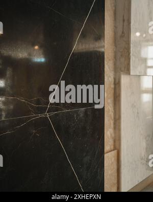 Marble Sample Display in Showroom Stock Photo - Alamy