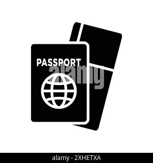 passport icon vector design template in white background Stock Vector ...