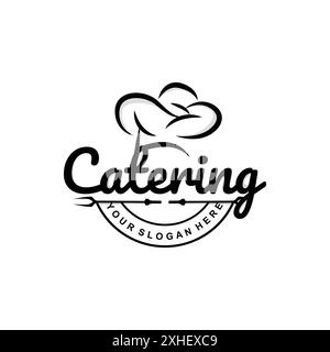 Chef Logo Design Cooking Inspiration And Chef Hat With Simple Lines For ...