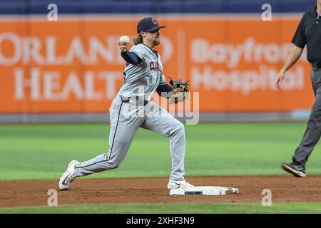 Cleveland Guardians' Daniel Schneemann throws out Seattle Mariners ...