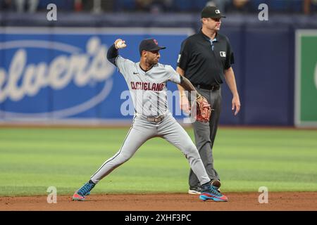 Cleveland Guardians' Brayan Rocchio throws out Baltimore Orioles' Ramon ...