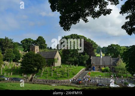 Wincle village church and school, Cheshire Stock Photo - Alamy