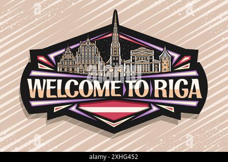 Riga cityscape line art vector illustration Stock Vector Image & Art ...