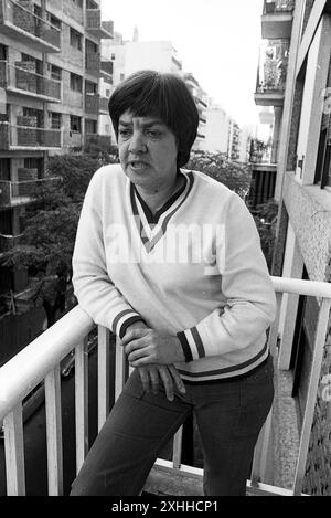 Argentine singer, songwriter, poet and composer María Elena Walsh gives ...