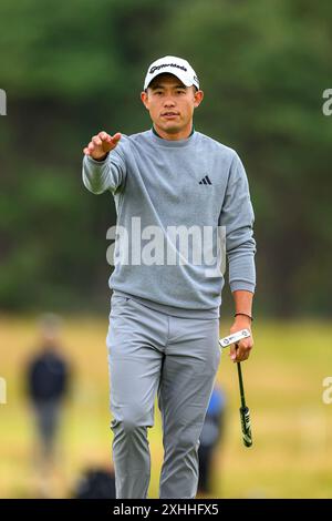 Colin Morikawa on the 5th hole during day four of the Genesis Scottish ...