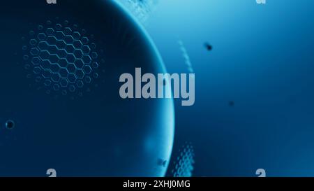 Cyber shield protection from infection. Green power field concept ...