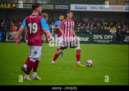 Sunderland AFC's Chris Rigg in action against South Shields FC Stock ...