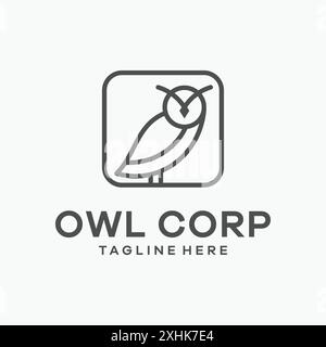 owl corporation logo design template Stock Vector Image & Art - Alamy
