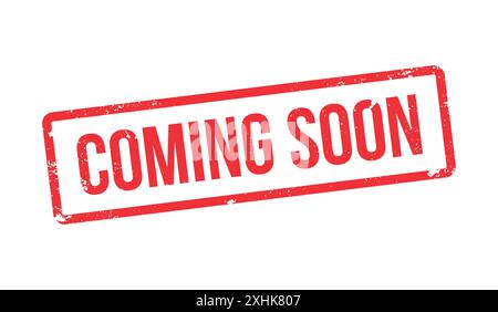 square grunge red coming soon stamp Stock Vector Image & Art - Alamy