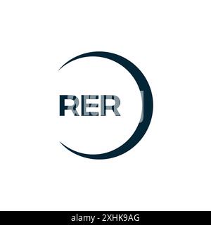 RER logo. R E R design. White RER letter. RER, R E R letter logo design ...