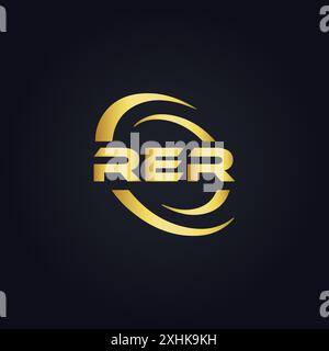 RER logo. R E R design. White RER letter. RER, R E R letter logo design ...
