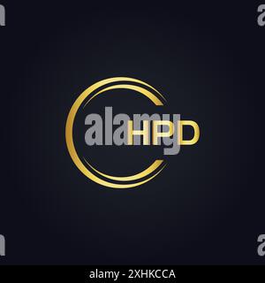 HPD logo. H P D design. White HPD letter. HPD, H P D letter logo design ...
