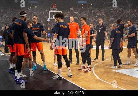 Nationalmannschaft Niederlande beim Basketball Herren Laenderspiel 2024 ...
