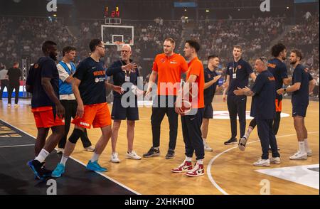 Nationalmannschaft Niederlande beim Basketball Herren Laenderspiel 2024 ...