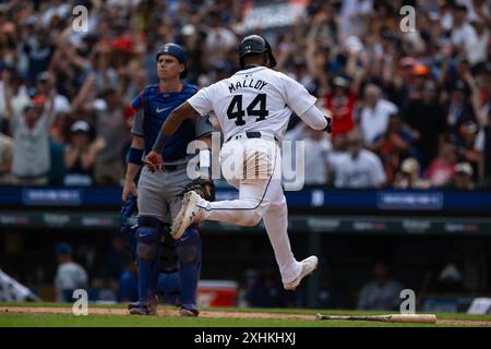 Detroit Tigers outfielder Justyn-Henry Malloy (44) during the second ...