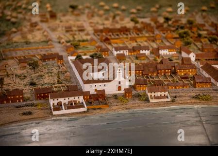 Model of Panamá Viejo prior to 1671, Museum of Old Panama, which traces ...