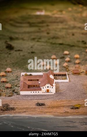 Model of Panamá Viejo prior to 1671, Museum of Old Panama, which traces ...