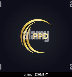 PPD logo. P P D design. White PPD letter. PPD, P P D letter logo design ...