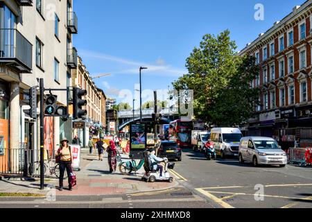 Kilburn High Road, Borough of Brent, London, England, U.K Stock Photo ...