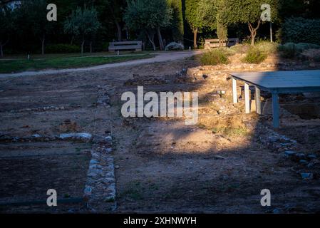 Archaeological Site of the Lyceum of Aristotle, Athens, Greece Stock ...