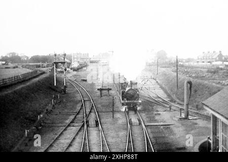 Steam train in Felixstowe, early 1900s Stock Photo - Alamy