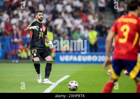 Spain goalkeeper Unai Simón (23) during the FIFA World Cup 2026 match ...