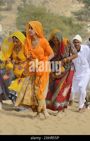 India, Rajasthan, Mukam surroundings, ,Jambeshwar festival, Bishnoi ...