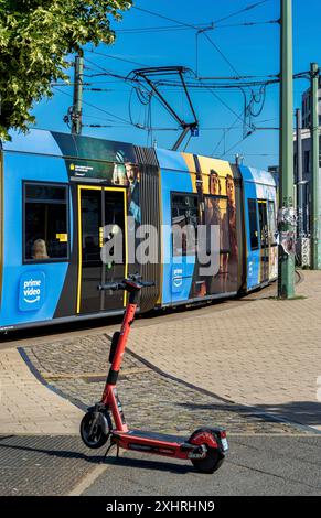 Tramway, public transport and local transport, Berlin, Germany Stock ...
