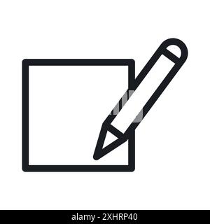 Edit Image Icon Black line art vector in black and white outline set ...